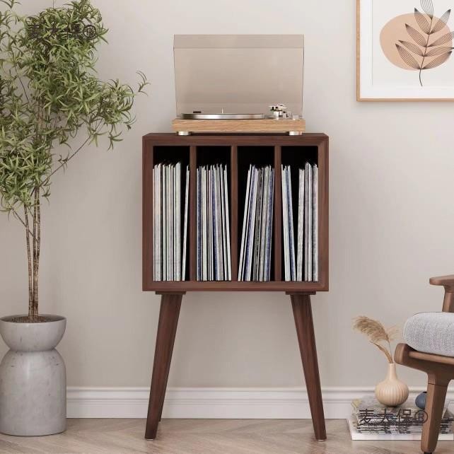 Contact seller/Vinyl Bookshelf Vintage Magazine Cabinet Cabinet Cabinet ...