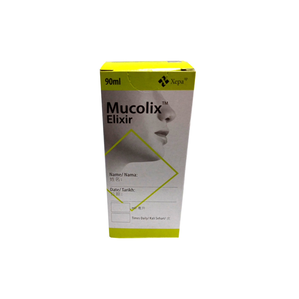 [Exp: May 2026] XEPA BRAND MUCOLIX ELIXIR 90ML | Shopee Malaysia