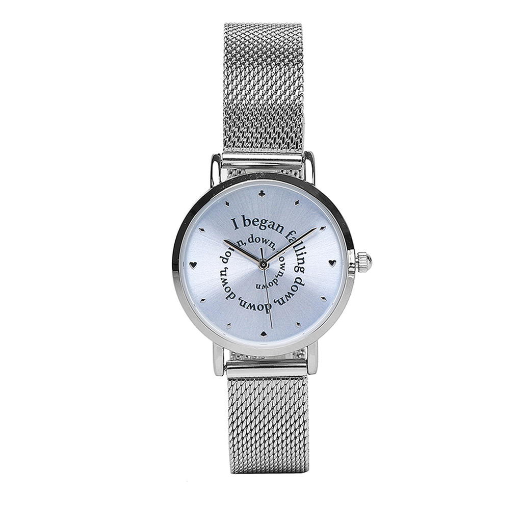 Milliot & Co. - Disney Alice in Wonderland Falling Down Silver Mesh ...
