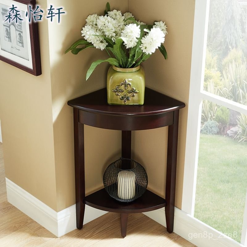Contact seller/Simple Solid Wood Corner Cabinet Corner Shelf Triangle ...