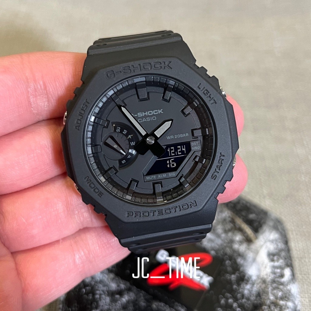 G-SHOCK Carbon Core Guard GA2100-1A1 All Black 100% Authentic.GA2100/GA ...
