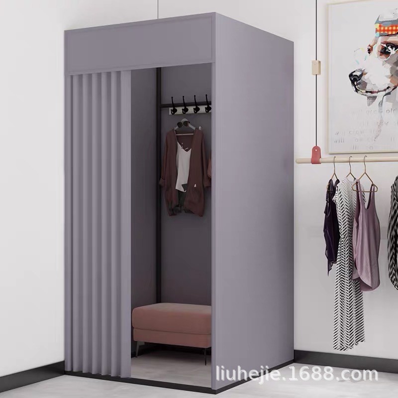 M/Clothing Store Movable Fitting Room Door Curtain Shopping Mall Simple ...