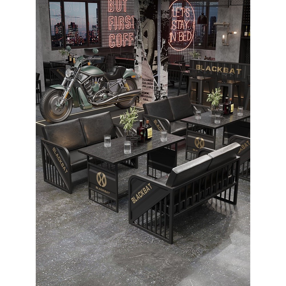 JY-8/Y Yi2Nordic Deck Sofa Bar Cafe Milk Tea Shop Quiet Bar Restaurant ...