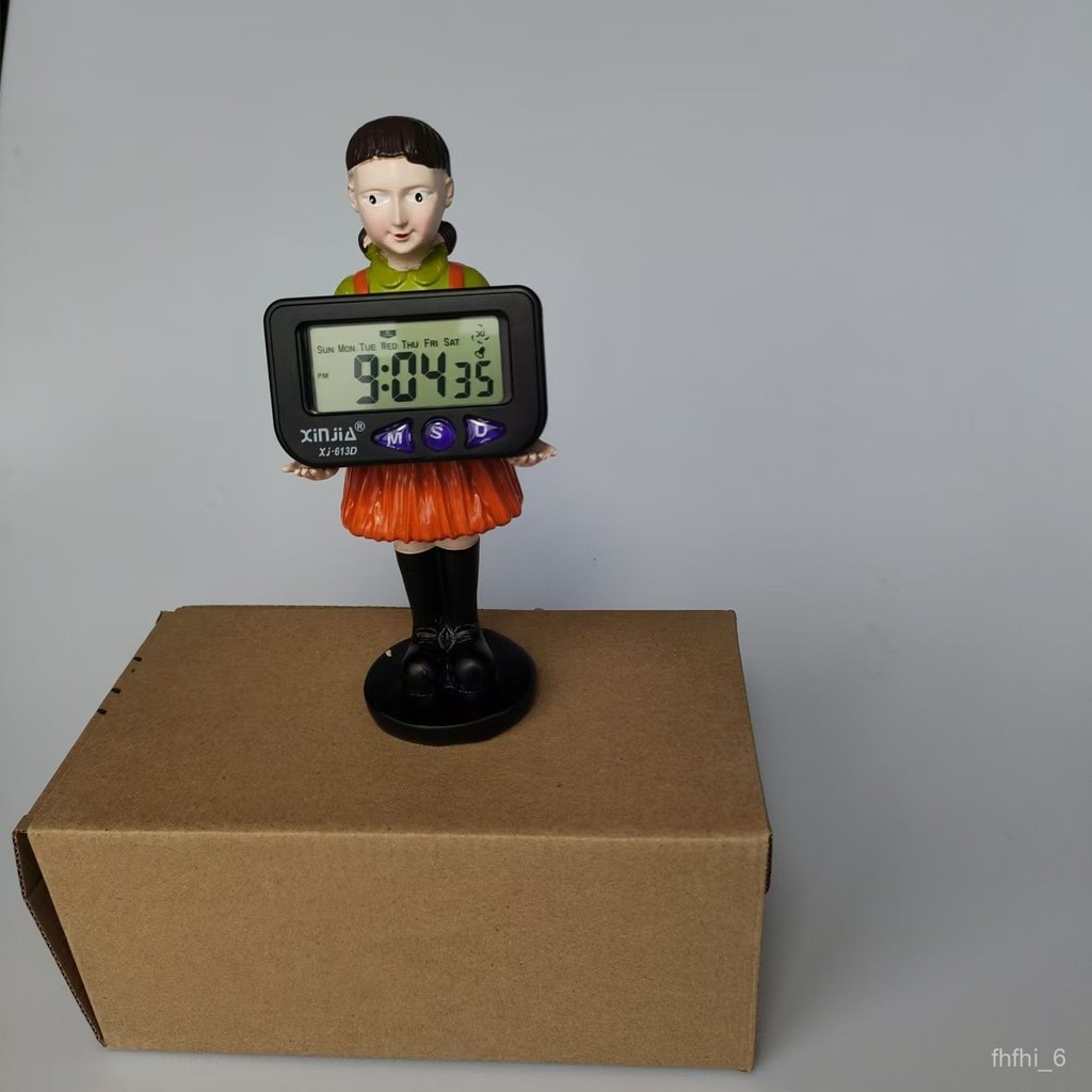 SJ-New Movie Game Alarm Clock Bedroom Electronic Alarm Clock Wooden ...