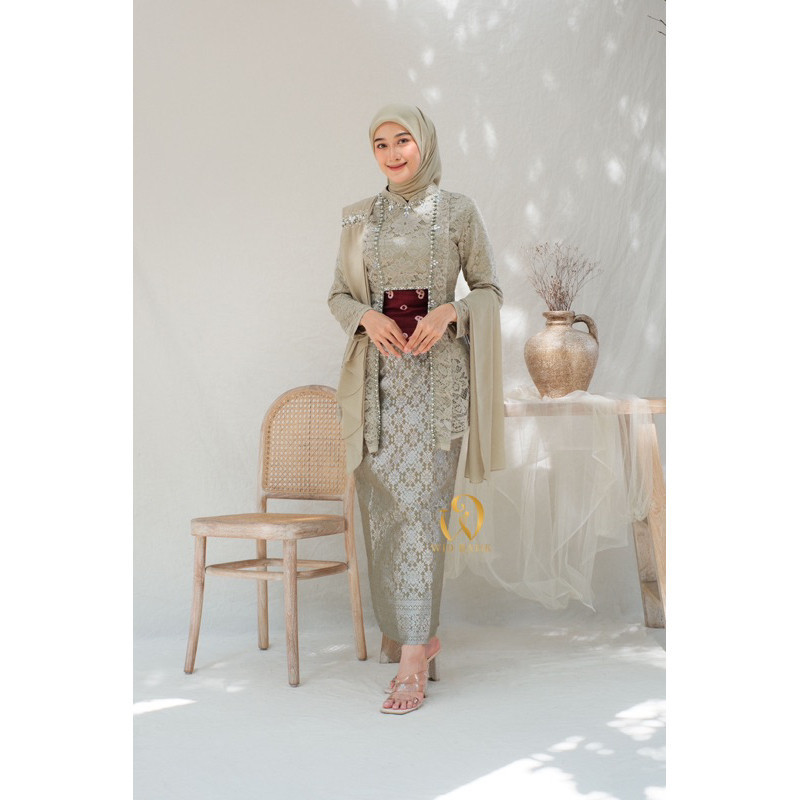 WIDBATIK - Kebaya Laksmi Kutubaru ( Tanpa Rok ) | Free Selendang dan ...