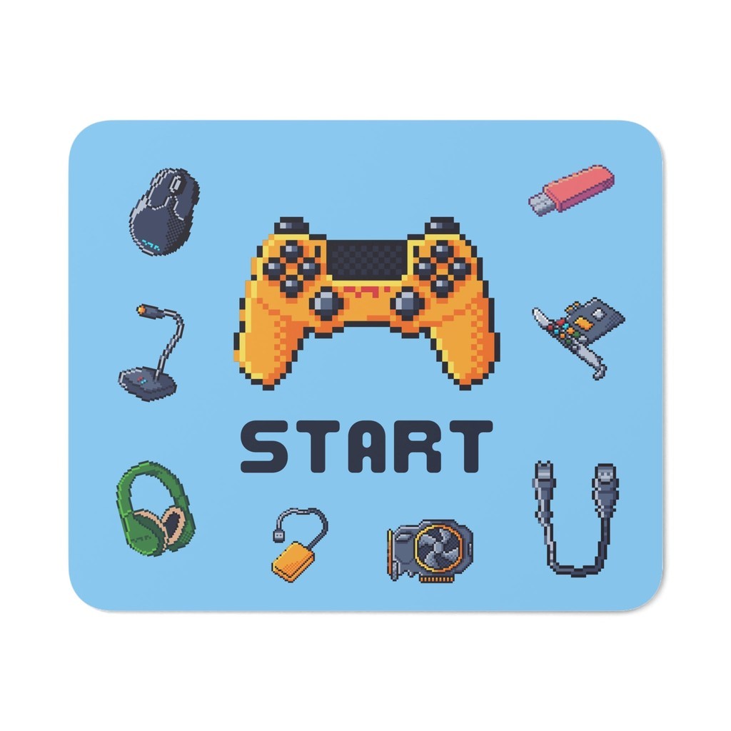 Cerulean Retro Pixel Game Electronic Mouse Pad | Shopee Malaysia