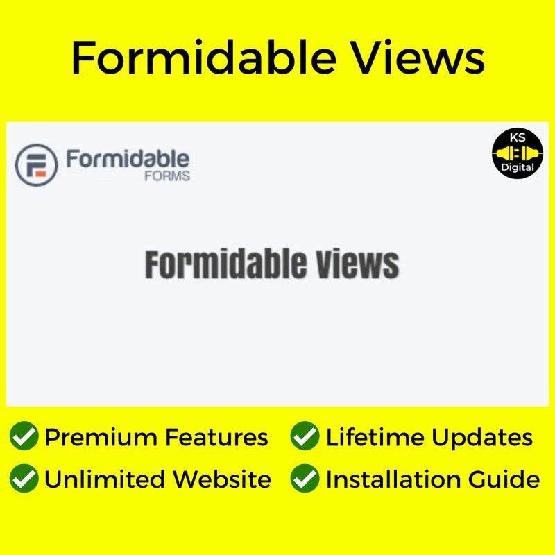 [Latest] Formidable Visual Views Addon (Free Updates + Premium Version ...
