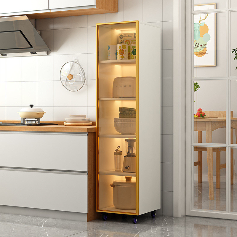 J-H/Narrow Gap Sideboard Kitchen Refrigerator Floor Sideboard Pot ...