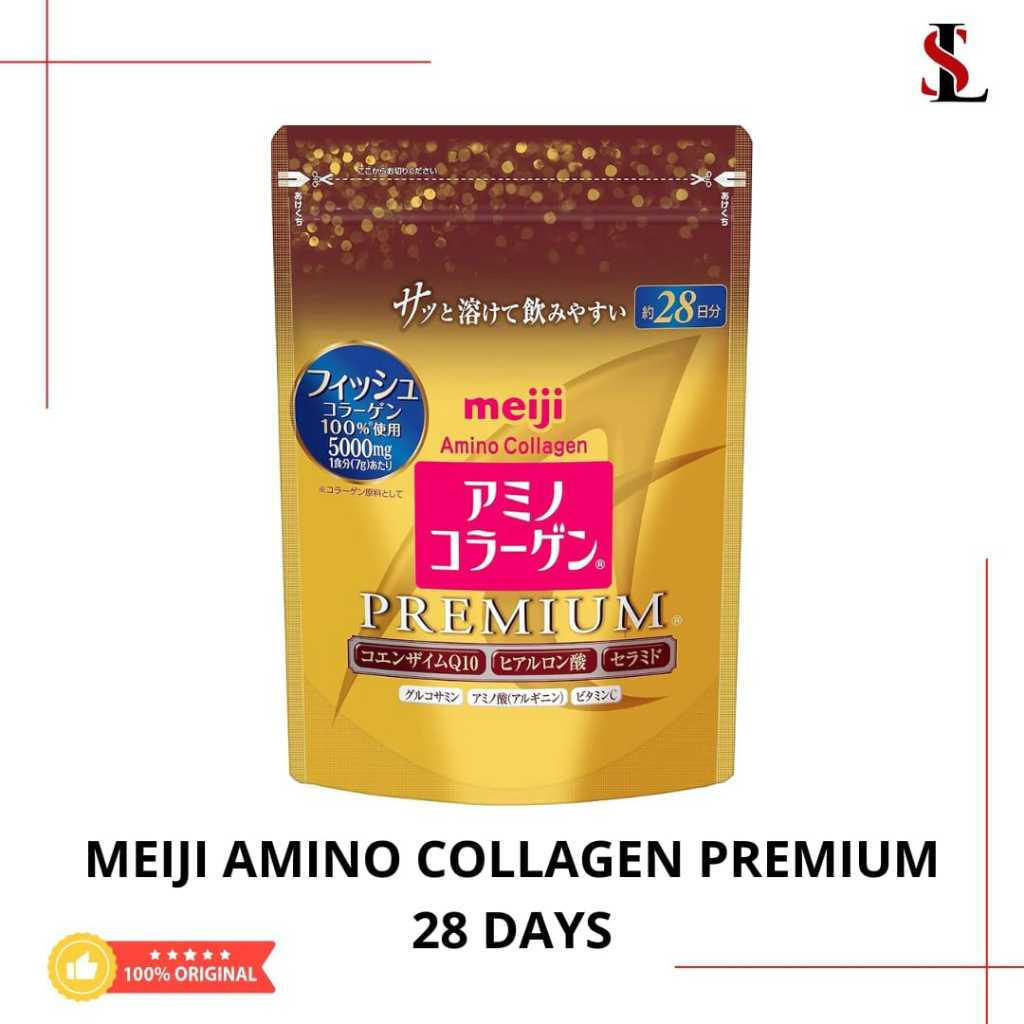 [授权伙伴] Meiji Amino Collagen Premium Refill 28 Days/ Meiji Premium collagen / Meiji Amino ...