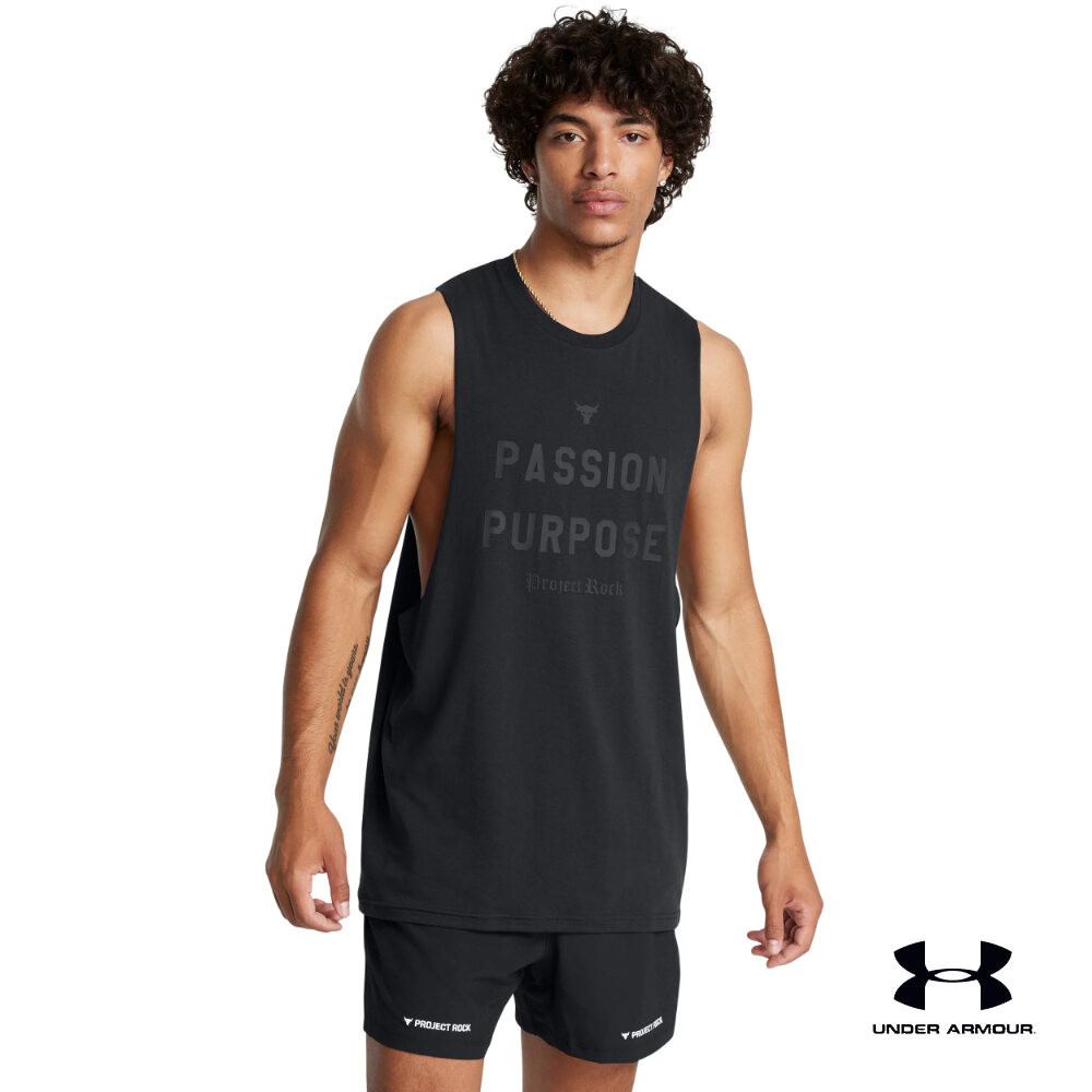 Under Armour Men's Project Rock Passion Tank | Shopee Malaysia