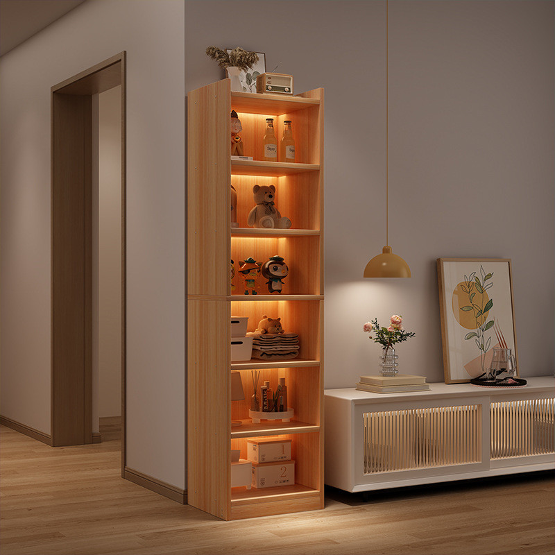 HY-6/Bookshelf Storage Rack Floor Multi-layer Organizer Living Room ...