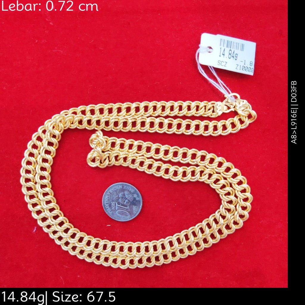 Emas916, R. Leher Coco Design Hollow 8766 P468 67.5 | Shopee Malaysia