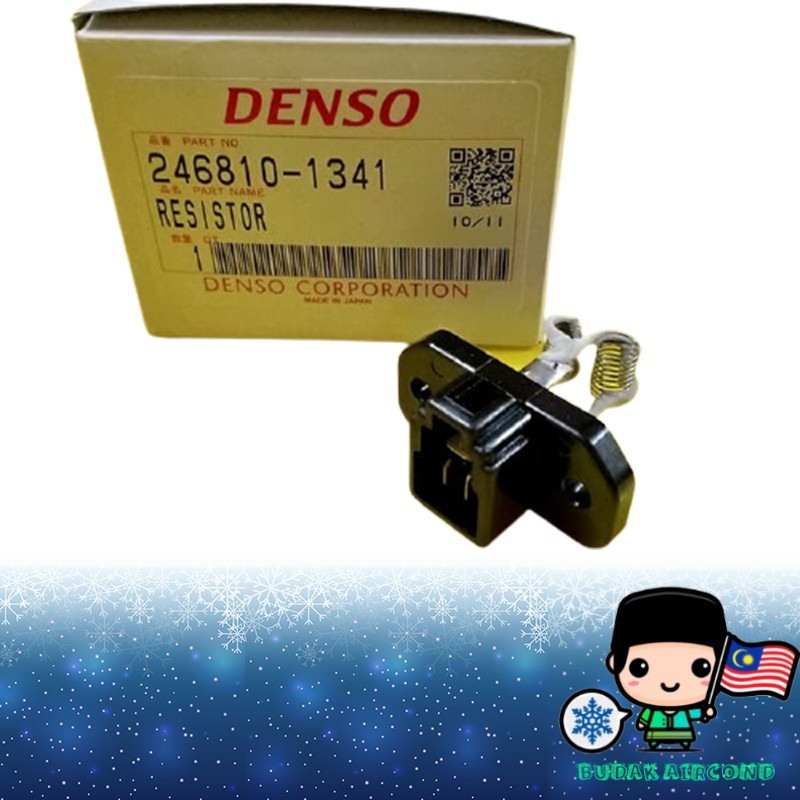 (ORIGINAL) DENSO TOYOTA UNSER 3 PIN BLOWER RESISTOR - 246810-1340 BAC ...