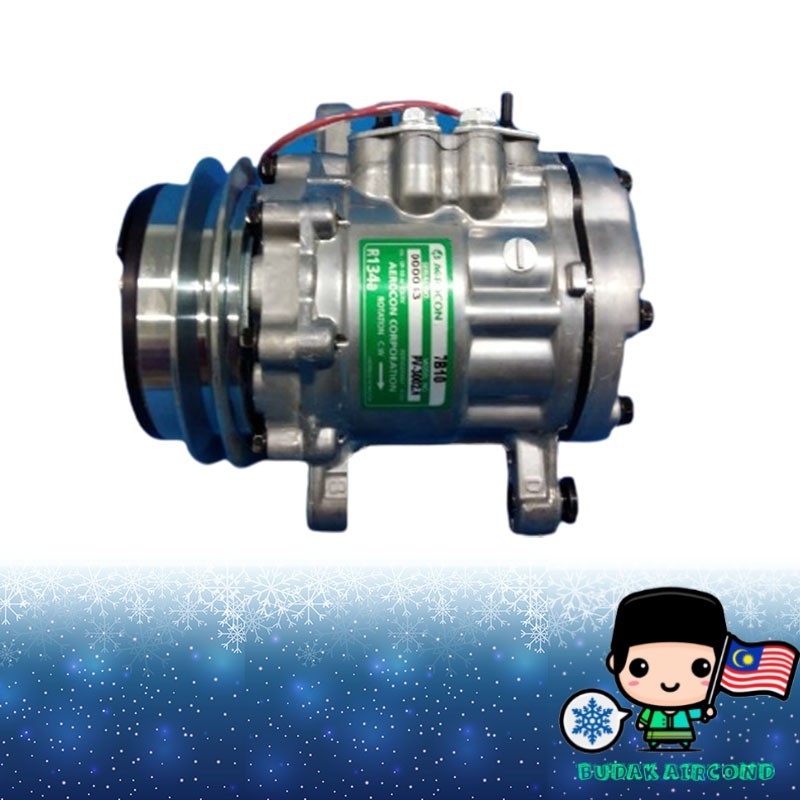 WARRANTY 3 MONTH * PERODUA VIVA SANDEN 7B10 12V (NEW) Car Aircond ...