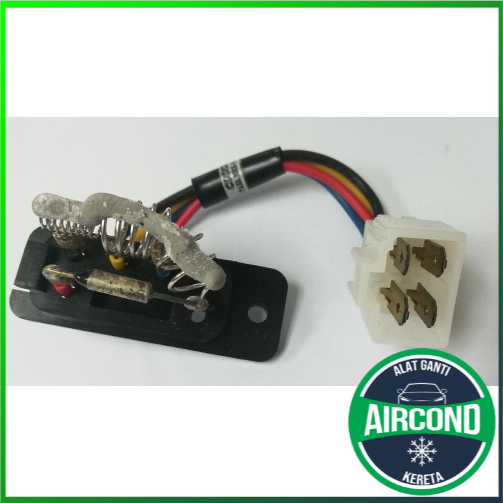 AIR COND BLOWER RESISTOR-4 SPEED C/W FUSE-12V (MRS-0126) ACK | Shopee ...
