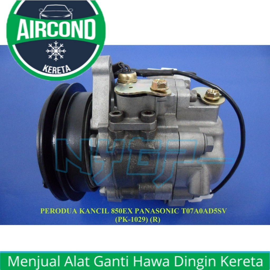 PERODUA KANCIL 850EX PANASONIC T07A0AD5SV COMPRESSOR (RECOND) ACK ...