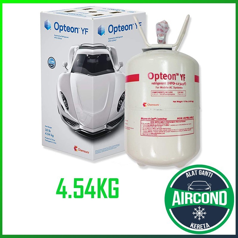 Opteon™ YF ( R-1234yf ) Automotive Refrigerant r1234yf r1234 Gas 4.45KG ...