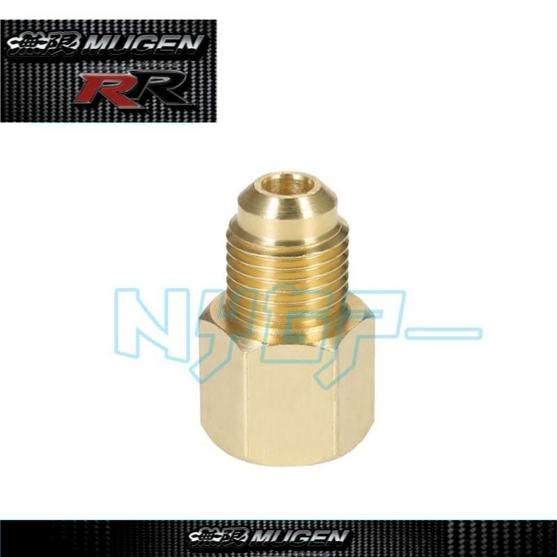 ⚠️100% COPPER HEAVY DUTY⚠️ ADAPTER R134A (F 1/2" X M 1/4") adator ...