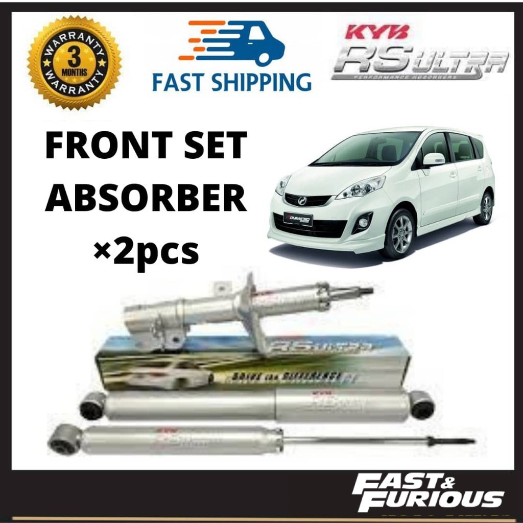 PERODUA ALZA (1SET 2PCS) FRONT SHOCK ABSORBER (GAS) KAYABA ULTRA RS ...