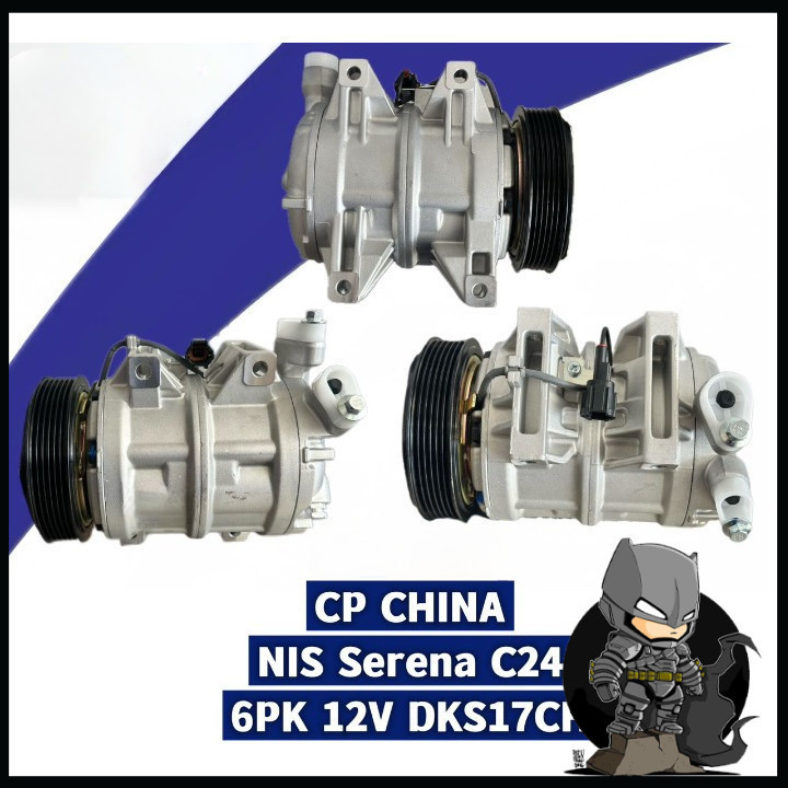 NISSAN SERENA C24 2004 ~~2008 YEAR QR20 6PK ZEXEL NEW COMPRESSOR/ KOMPRESOR (CAR AIRCOND SYSTEM ...
