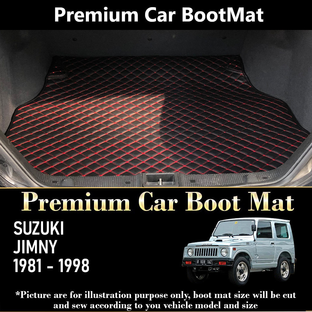 SUZUKI JIMNY 1981 - 1998 Boot Mat Car Boot Carpet VIP Boot Tray Cargo ...