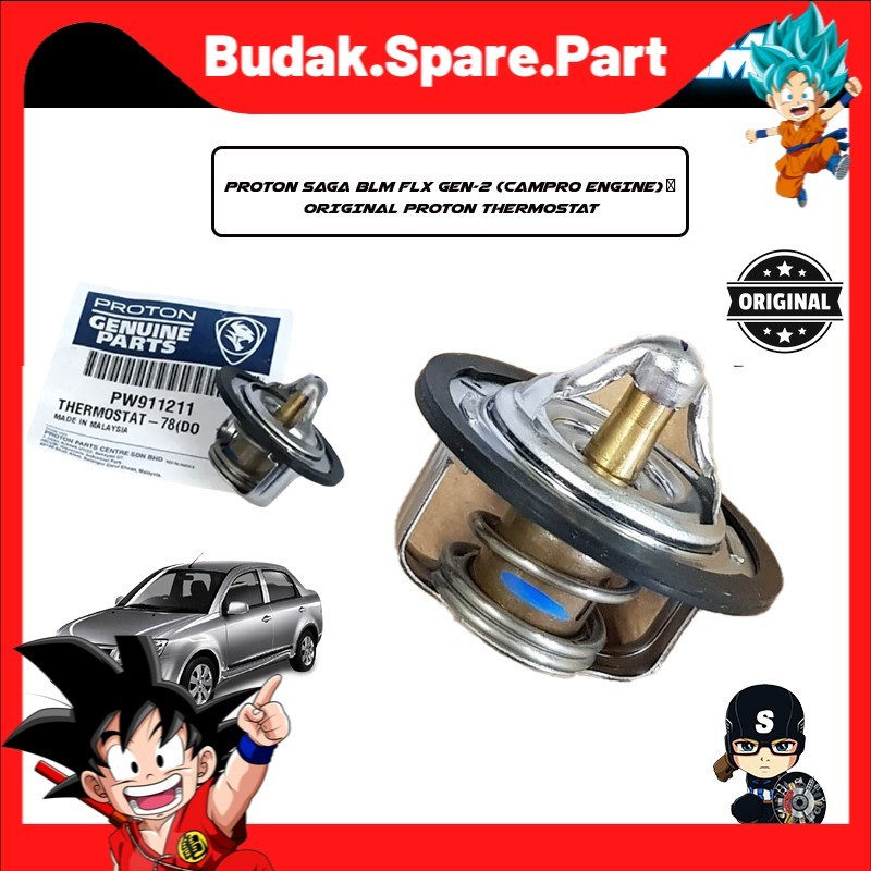 PROTON SAGA BLM FLX GEN-2 (CAMPRO ENGINE) 💯ORIGINAL PROTON THERMOSTAT ...