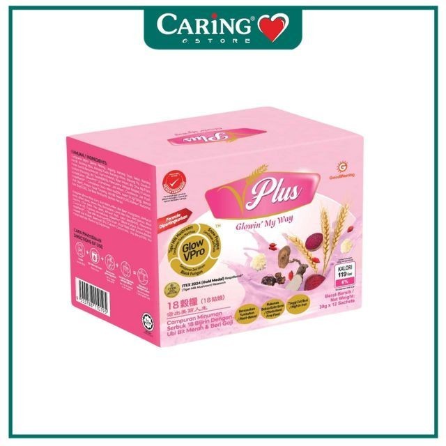 GOODMORNING VPLUS 18 GRAINS 30G X 12S | Shopee Malaysia