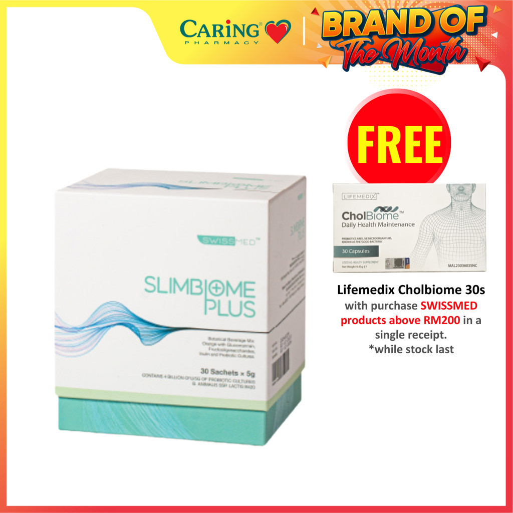 SWISSMED SLIMBIOME PLUS 5G 30S (CARING PHARMACY) | Shopee Malaysia