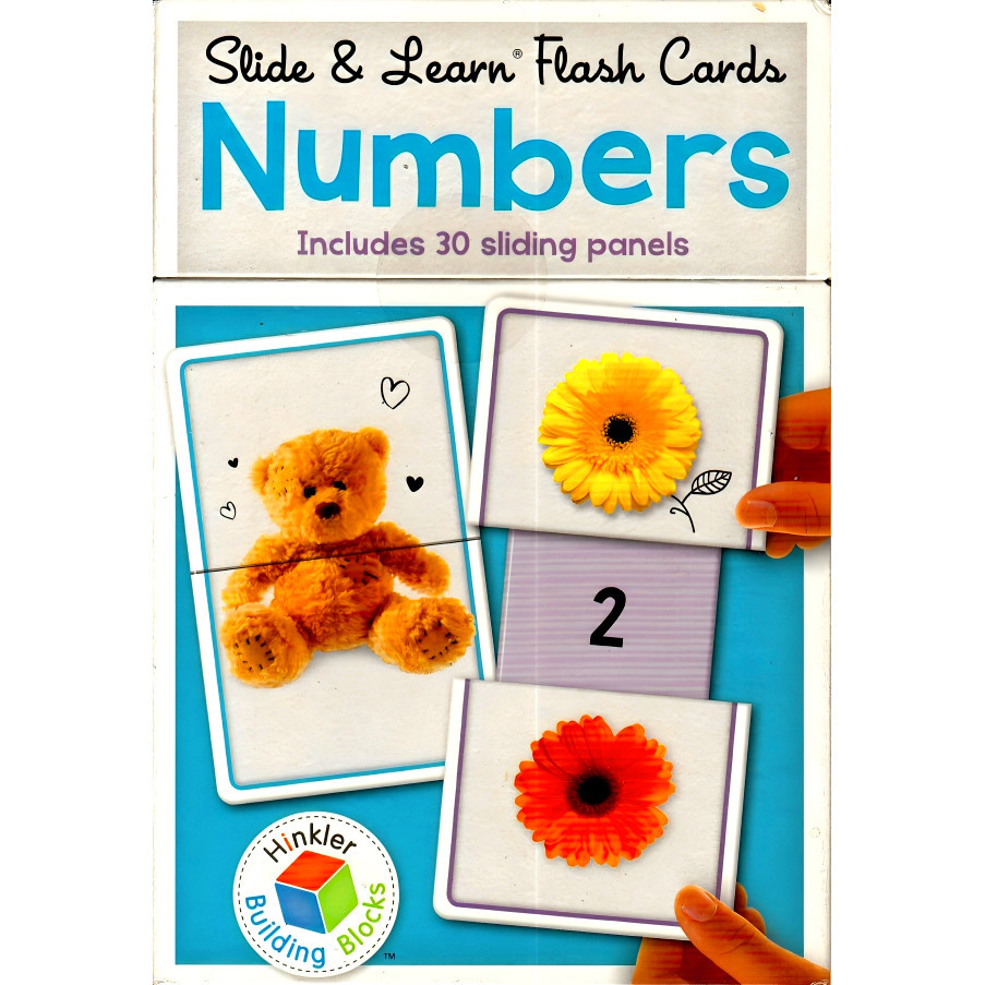 (BX) BUILDING BLOCKS SLIDE & LEARN FLASHCARDS NUMBERS (ISBN ...