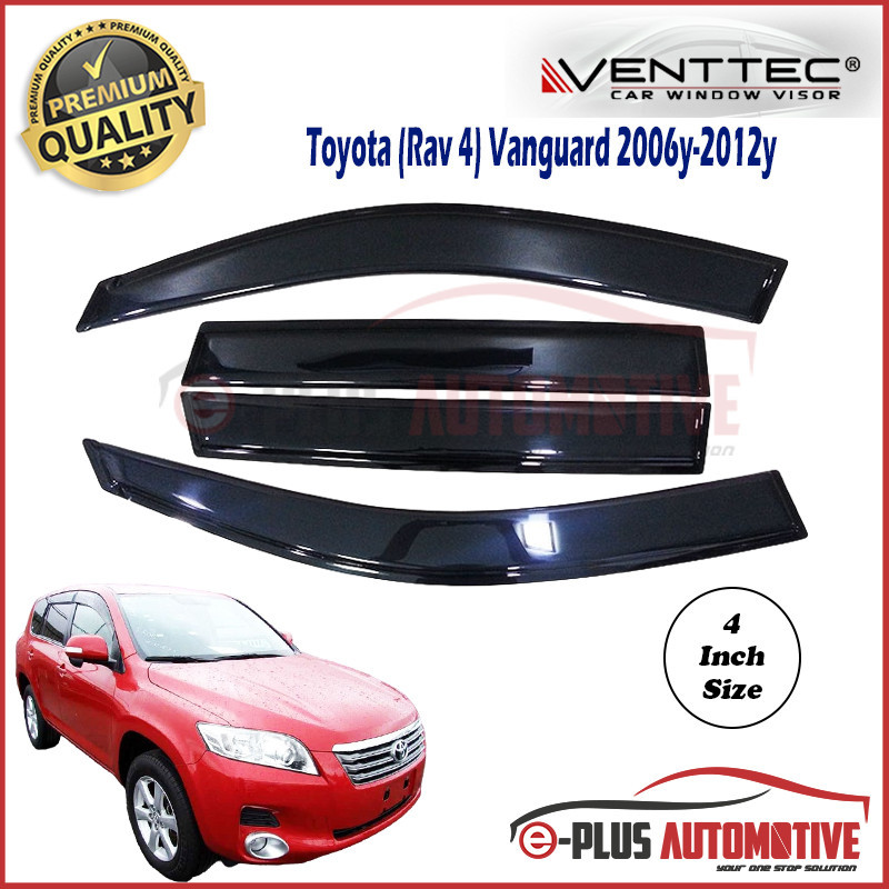 Venttec Premium Acrylic 3mm Door Visor (Made in Malaysia) 4' Compatible ...