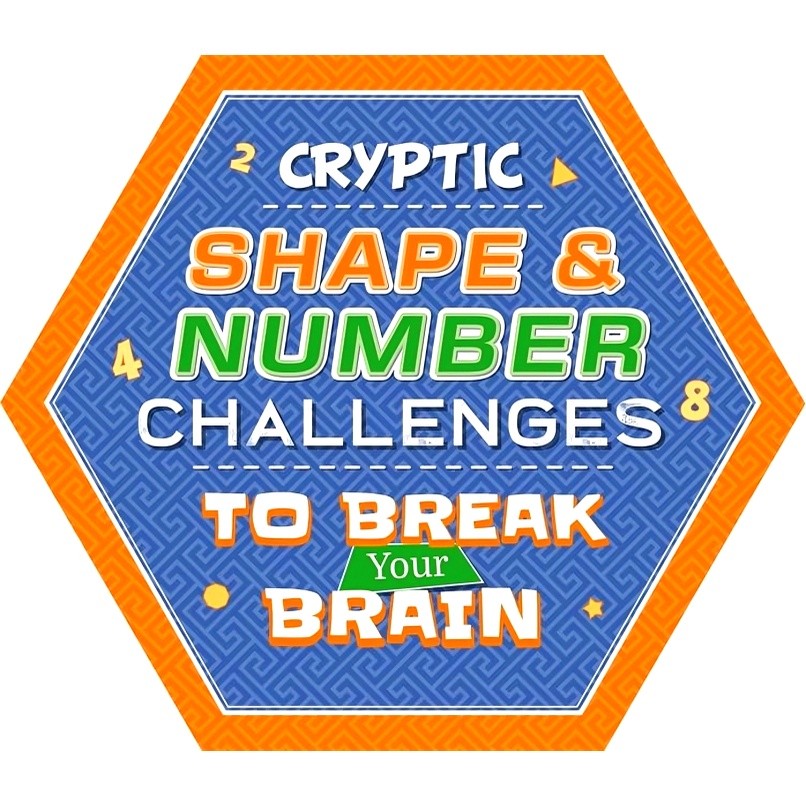 (BBW) CRYPTIC SHAPE AND NUMBER CHALLENGES: TO BREAK YOUR BRAIN (ISBN ...