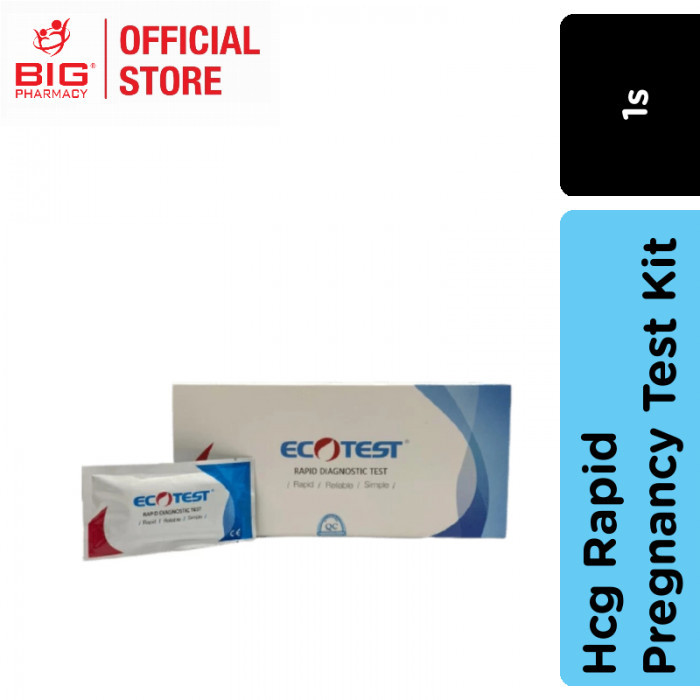 ECOTEST PREGNANCY TEST CASSETTE 1S | Shopee Malaysia