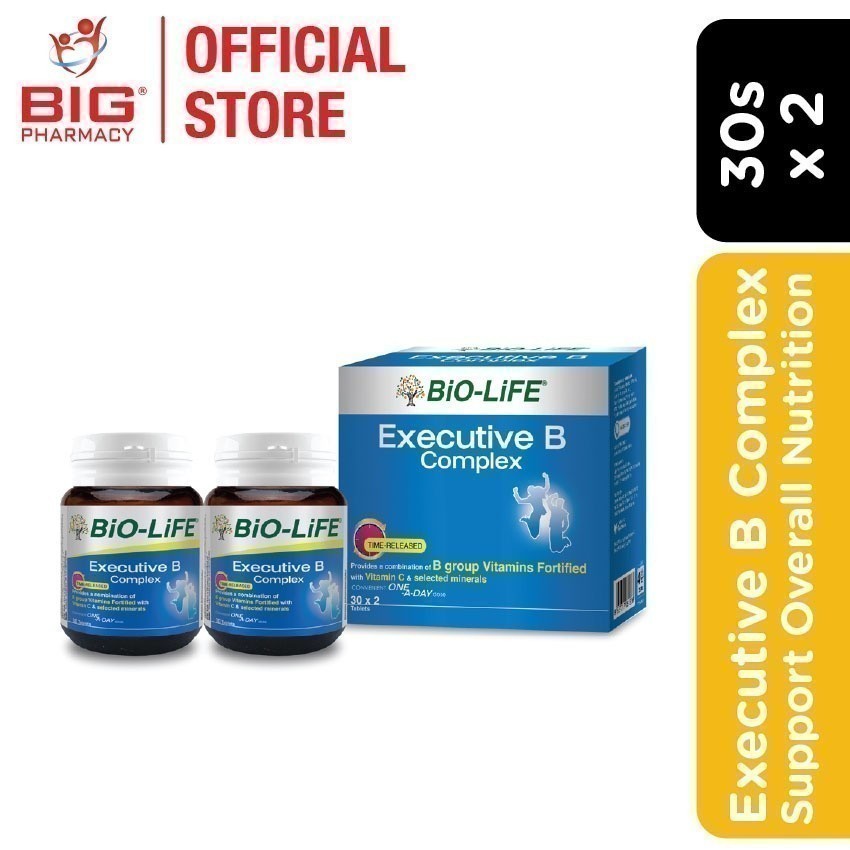 BiO-LIFE Executive B Complex (30\'s x 2) | Shopee Malaysia