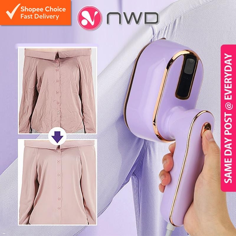 [Premium Quality] Mini Steam Iron – Portable Travel Handheld Steamer ...
