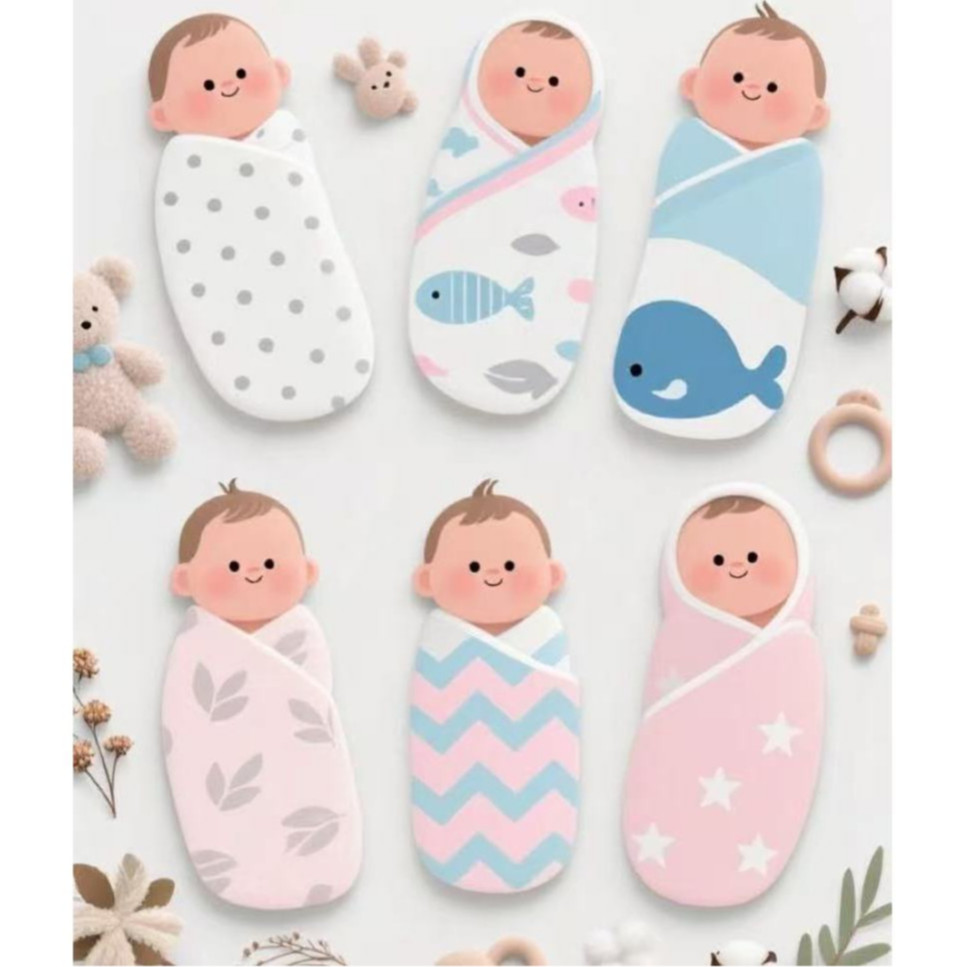 baby swaddle newborn baby wrap instant swaddle Cotton infant bedung ...