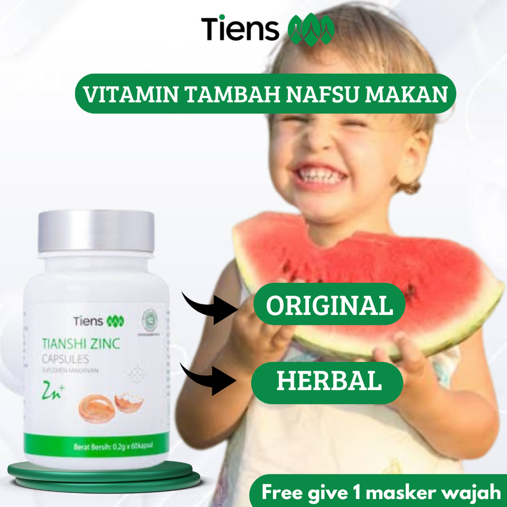 Zinc kapsul ubat penambah nafsu makan anak sudah lulus kkm | Shopee ...