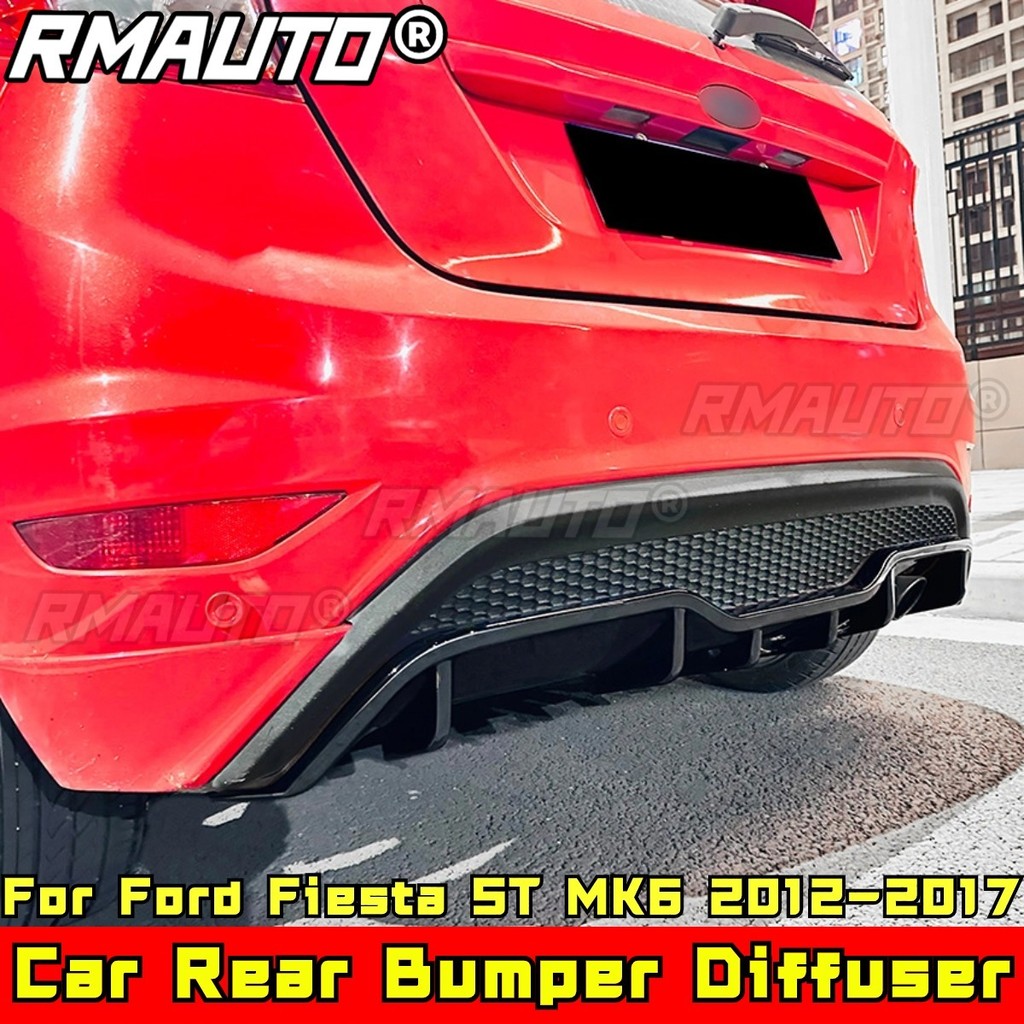 For Ford Fiesta ST MK6 2012-2017 Body Kit Rear Bumper Diffuser Rear ...