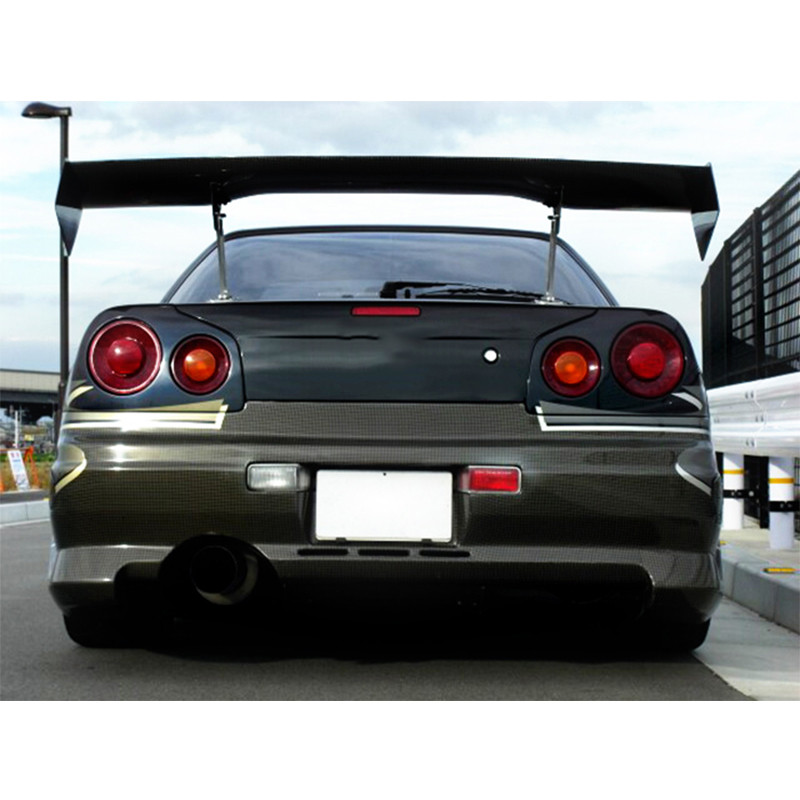 for nissan Skyline R34 carbon fiber Auto Select rear GT Spoiler ...