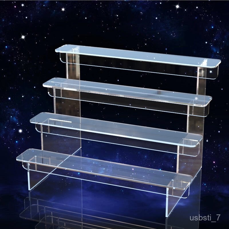 AT-ΨAcrylic Ladder Display Stand Multi-Layer Trapezoidal Decoration ...