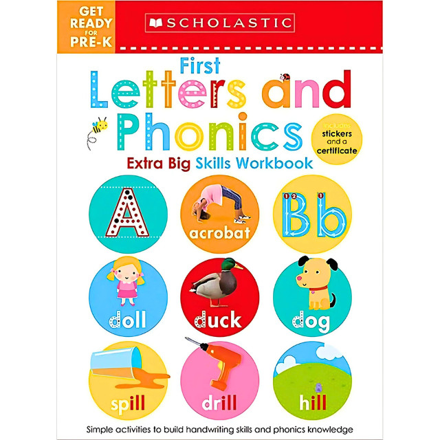 (BX) FIRST LETTERS AND PHONICS GET READY FOR PRE-K WORKBOOK (ISBN ...
