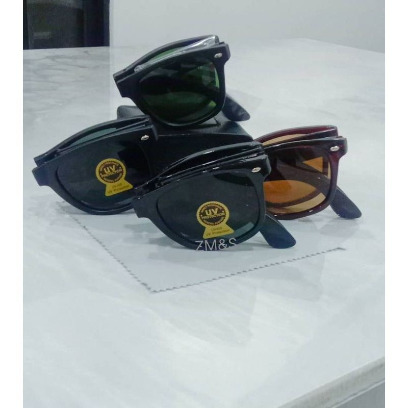 Kaca Mata Lipat Folding Sunglasses Spek Mata Viral Women Men | Shopee ...