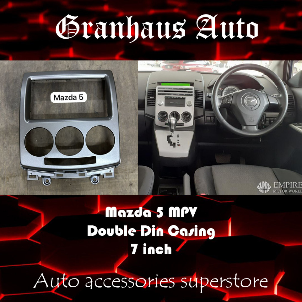 Mazda 5 7 inch Double Din Android Player Casing Radio Casing | Shopee ...