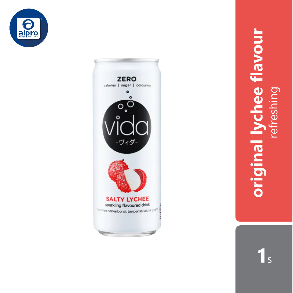 Vida Zero Salty Lychee 325ml | 1s | Shopee Malaysia