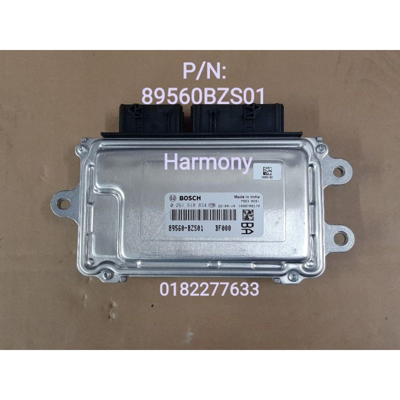 ORIGINAL PERODUA AXIA 2017 - 2019 Engine ECU. Part BARU, 89560 BZS01 ...