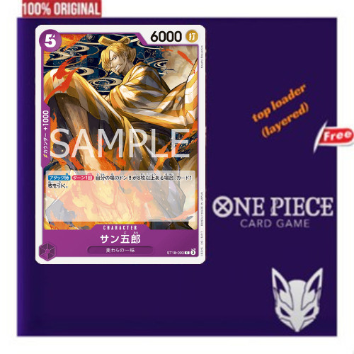ORIGINAL San-Gorou Character ST18-003 C optcg one piece card | Shopee ...