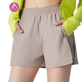 Casual Sports Shorts Side Pockets Side Slit Quick Dry | Shopee Malaysia