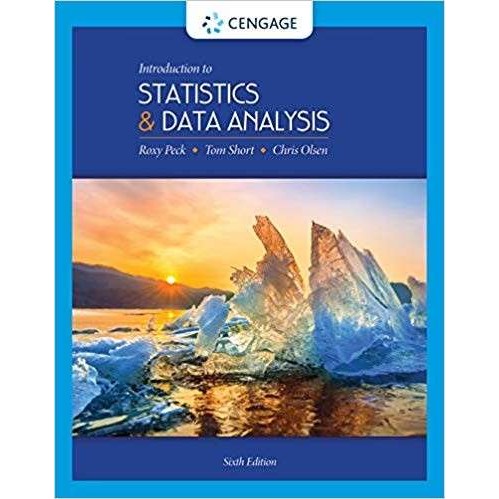 Introduction to Statistics and Data Analysis 6th Edition YC3416 ...