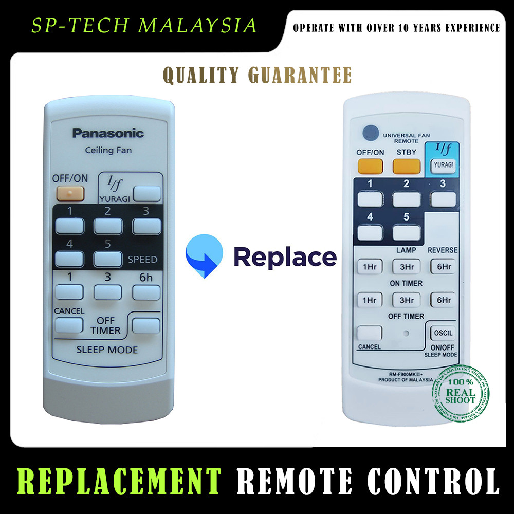 PANASONIC CEILING FAN REMOTE CONTROL [REPLACEMENT] | Shopee Malaysia