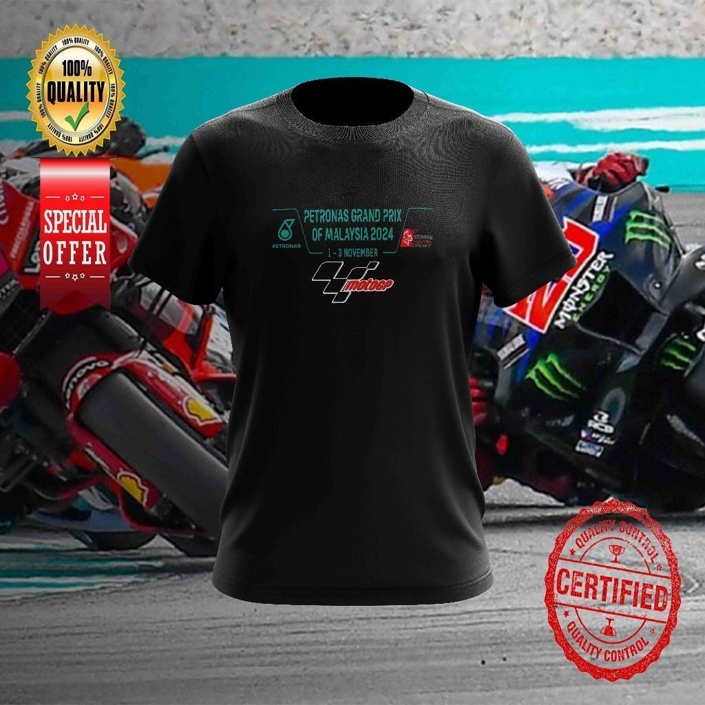 MOTOGP SEPANG 2024 MOTO GP design 3 TSHIRT ROUND NECK FOR ALL | Shopee ...