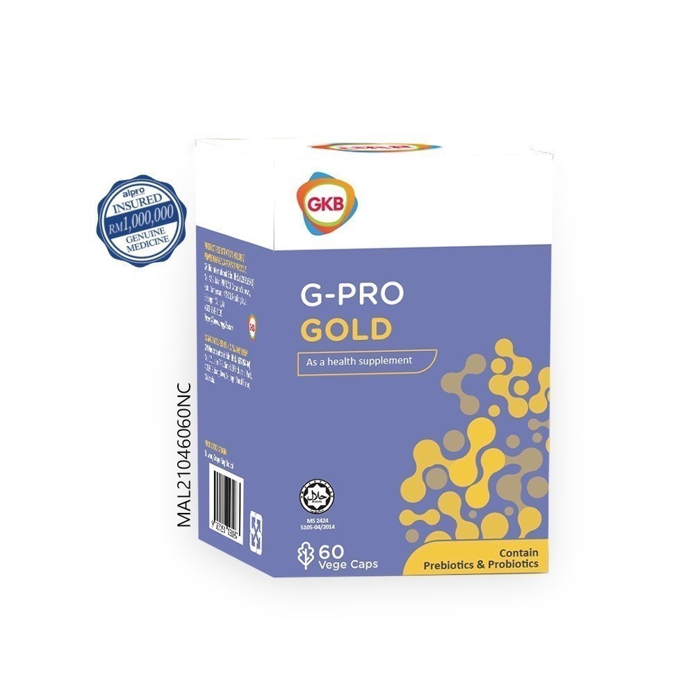 GKB G-Pro Gold (60S) | Gut Health Probiotics/Relieve bloating and indigestion/Improve digestive ...